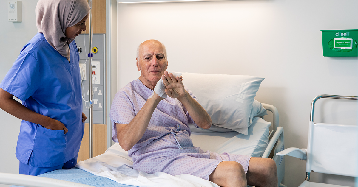 Patient hand hygiene during key moments matters | GAMA Healthcare